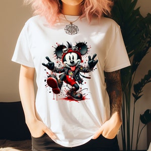 Mickey Rocker PNG | Punk Mouse Sublimation Design (digital Download) - Etsy