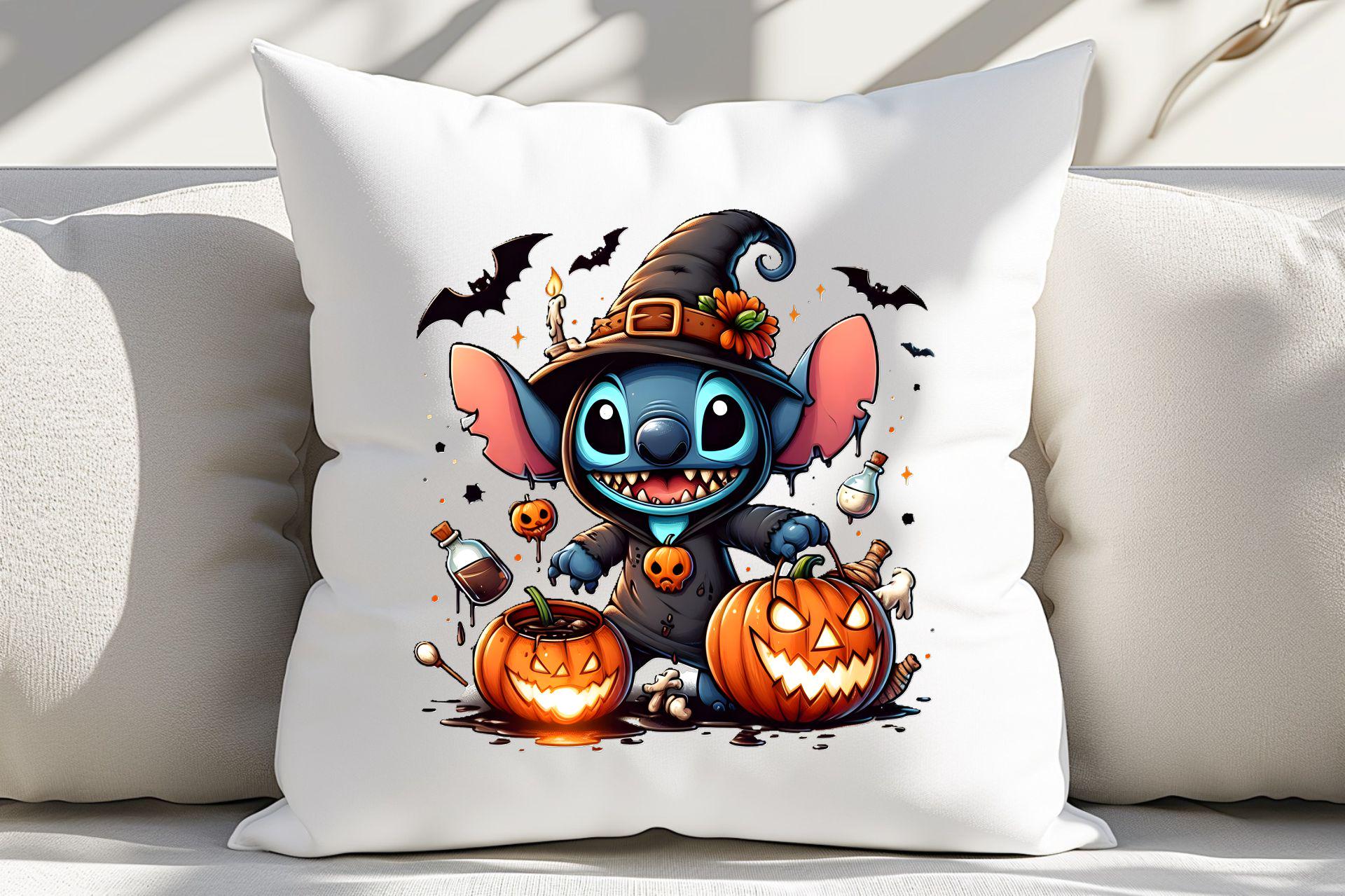 5 PNG Stitch Png Halloween Png Pumpkin King Png File Splash Watercolor ...