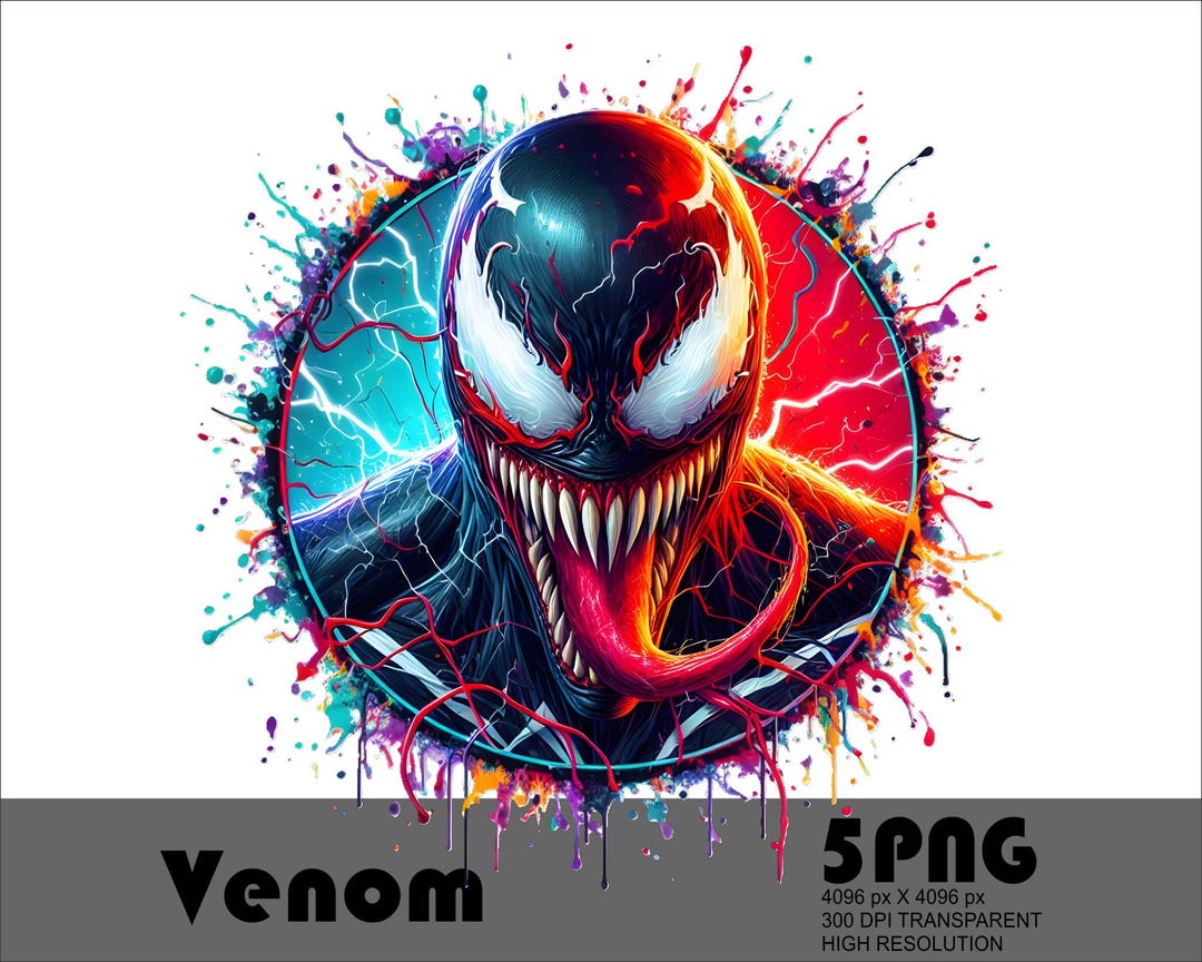 5 PNG Venom Png Kids Hero Png Venom Snake Png Hero Man Png Watercolor ...