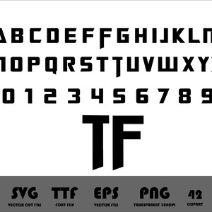 Transformer Font Png Svg Eps Robo Font Png Transform Head Skin Clipart ...