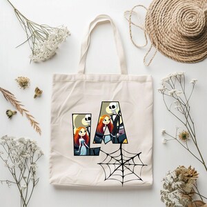 Jack and Sally Halloween Font PNG Jack Skellington Spooky Alphabet Font ...