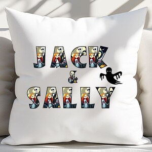 Jack and Sally Halloween Font PNG Jack Skellington Spooky Alphabet Font ...