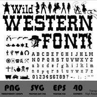 Western Font Letters Western Png Cowgirl Letters Png Alphabet Clipart ...