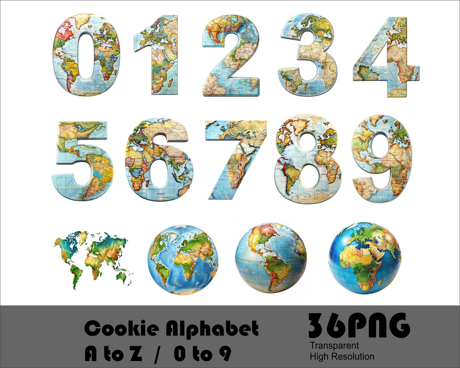 Map Font Png Maps Alphabet and Numbers Clipart PNG Watercolor Splash ...
