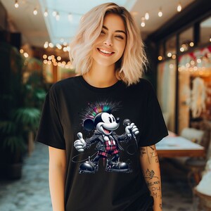 5 PNG Mickey Rocker Mouse PNG Design High Resolution Tshirt Sublimation ...