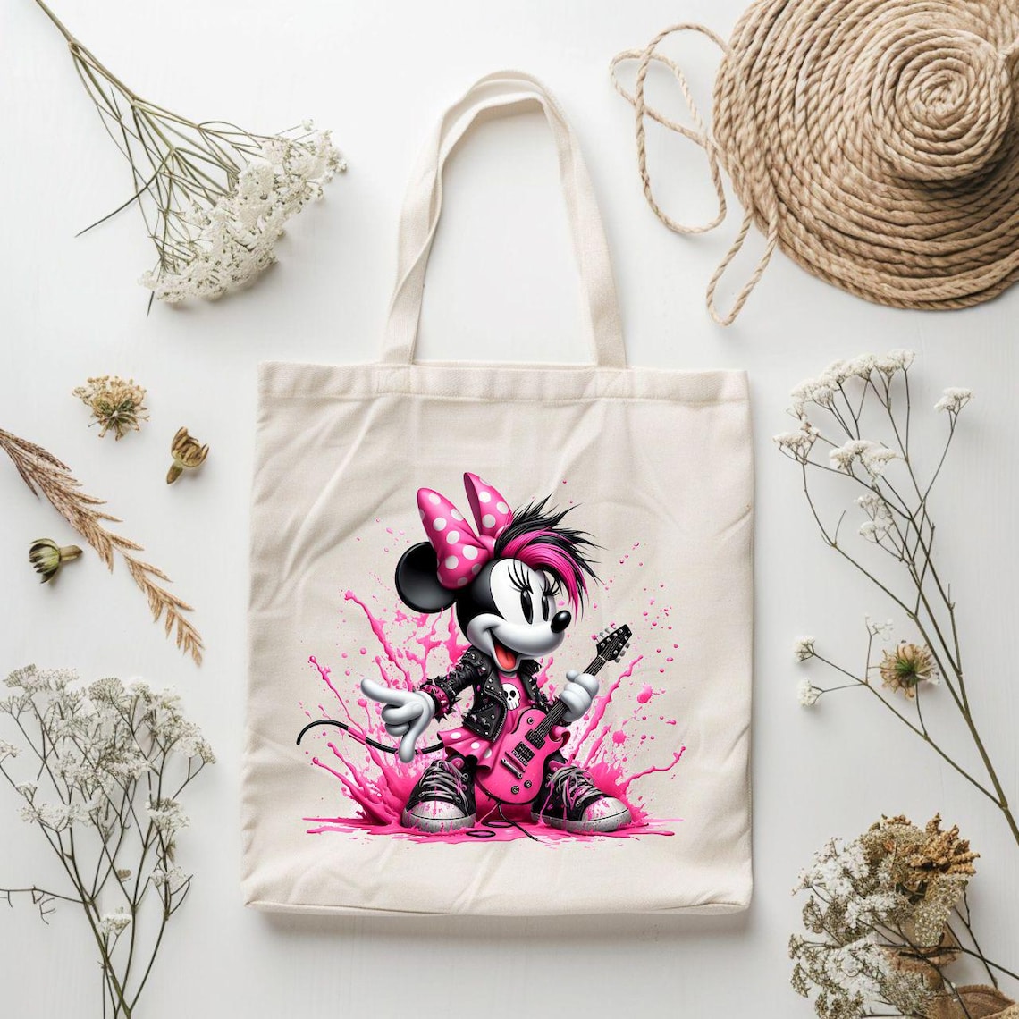5 PNG Minnie Rocker Punk PNG Design High Resolution Tshirt Sublimation ...
