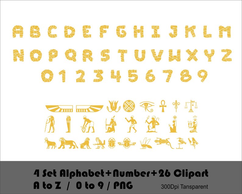 Mummy Font Png Mummy Alphabet Png Halloween Alphabet Mummy Clipart Png ...