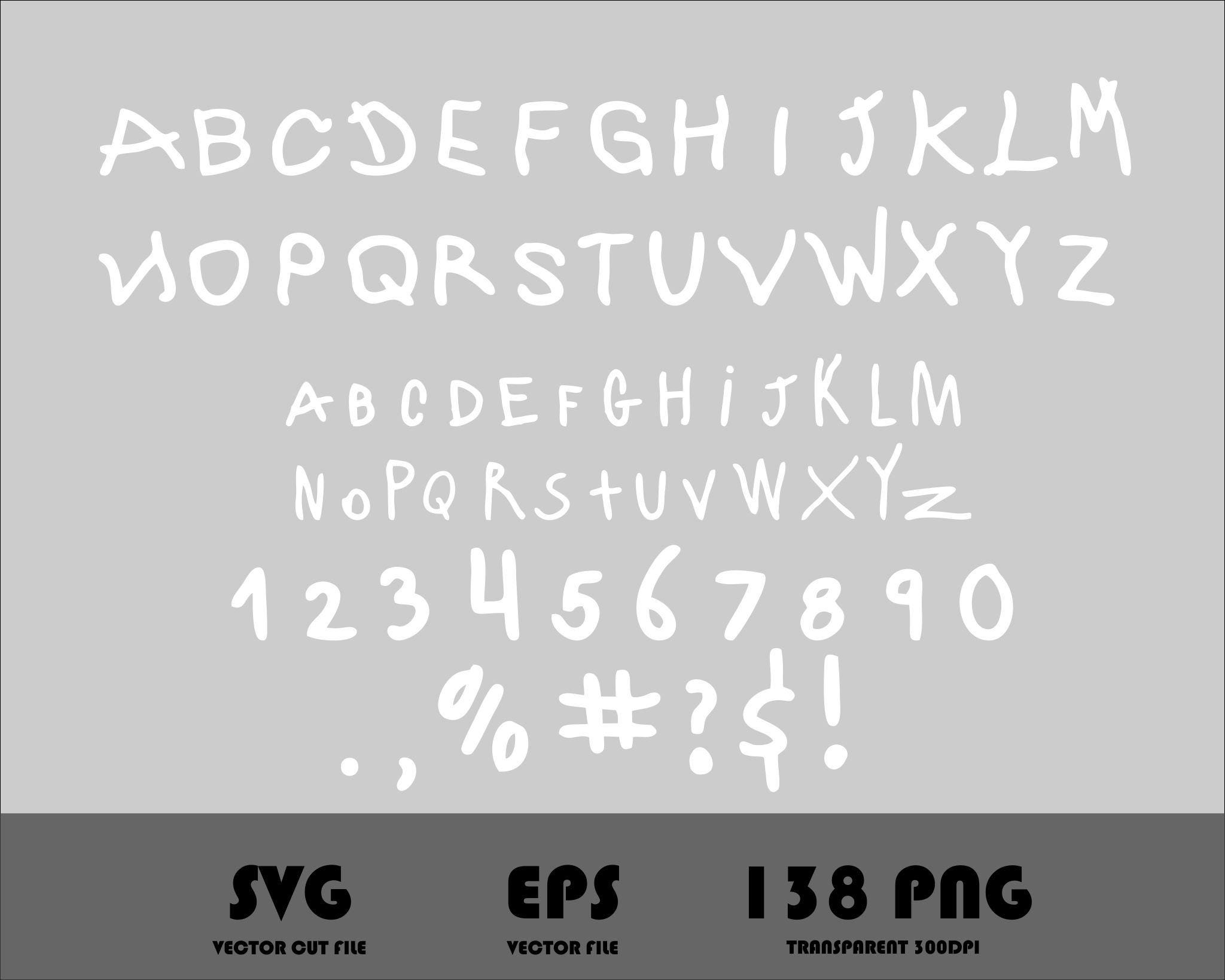 Andy Toy Story Font Png Andy Font Svg Andy Alphabet Png Eps Svg for ...
