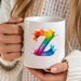 Rainbow Watercolor Splash Alphabet and Numbers PNG File Rainbow ...