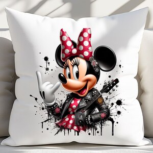 5 PNG Minnie Rocker Punk PNG Design High Resolution Tshirt and ...