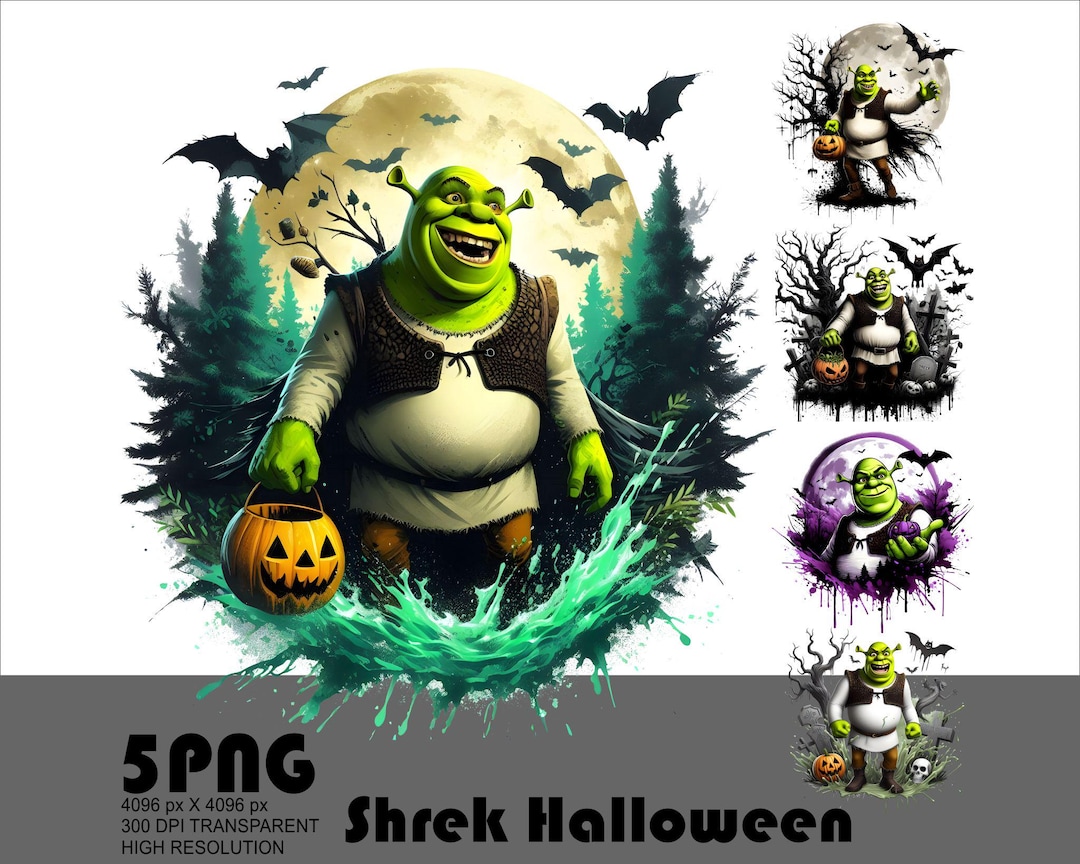 Shrek Png Shrek Halloween Png Green Ogre Png Shrek Clipart Png Spooky ...