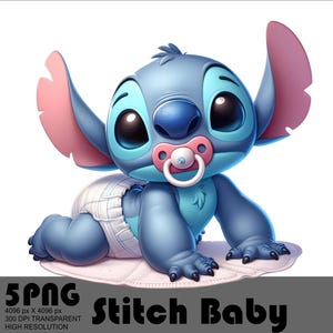 Baby Stitch Png Stitch Png Stitch Baby Png Stitch Party Png Kids ...