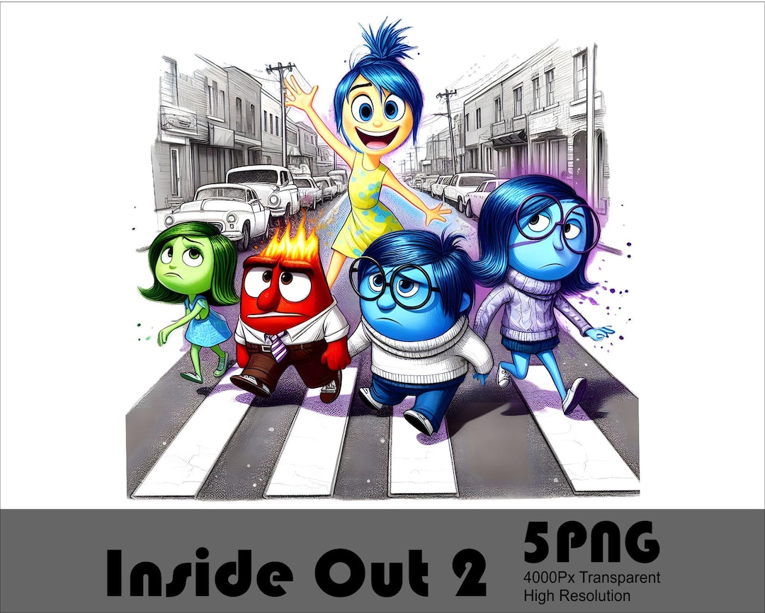 Inside Out 2 Png Anger Joy Sadness Disgust Fear Anxiety Png All the ...