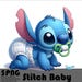 Baby Stitch Png Stitch Png Stitch Baby Png Stitch Party Png Kids ...