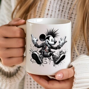 5 PNG Mickey Rocker Mouse PNG Design High Resolution Tshirt Sublimation ...