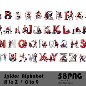 Spider Font Png Spider Alphabet Png Spider Numbers Png Spider Clipart ...