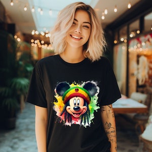 5 PNG Mickey Rastafari Reggae Mouse PNG Design High Resolution Tshirt ...