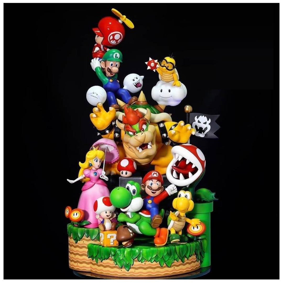 Super Mario All Characters Diorama STL Files to Print 3D. - Etsy