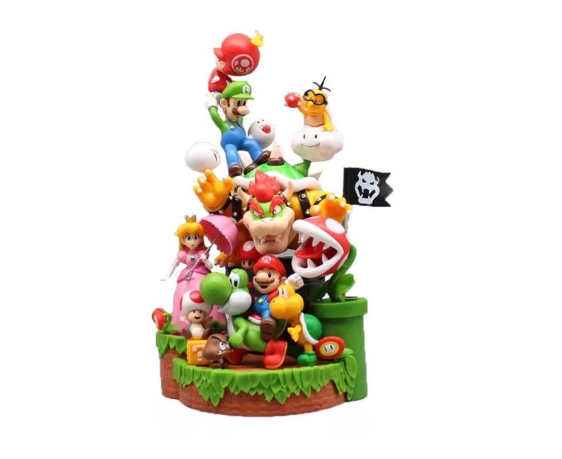 Super Mario All Characters Diorama STL Files to Print 3D. - Etsy