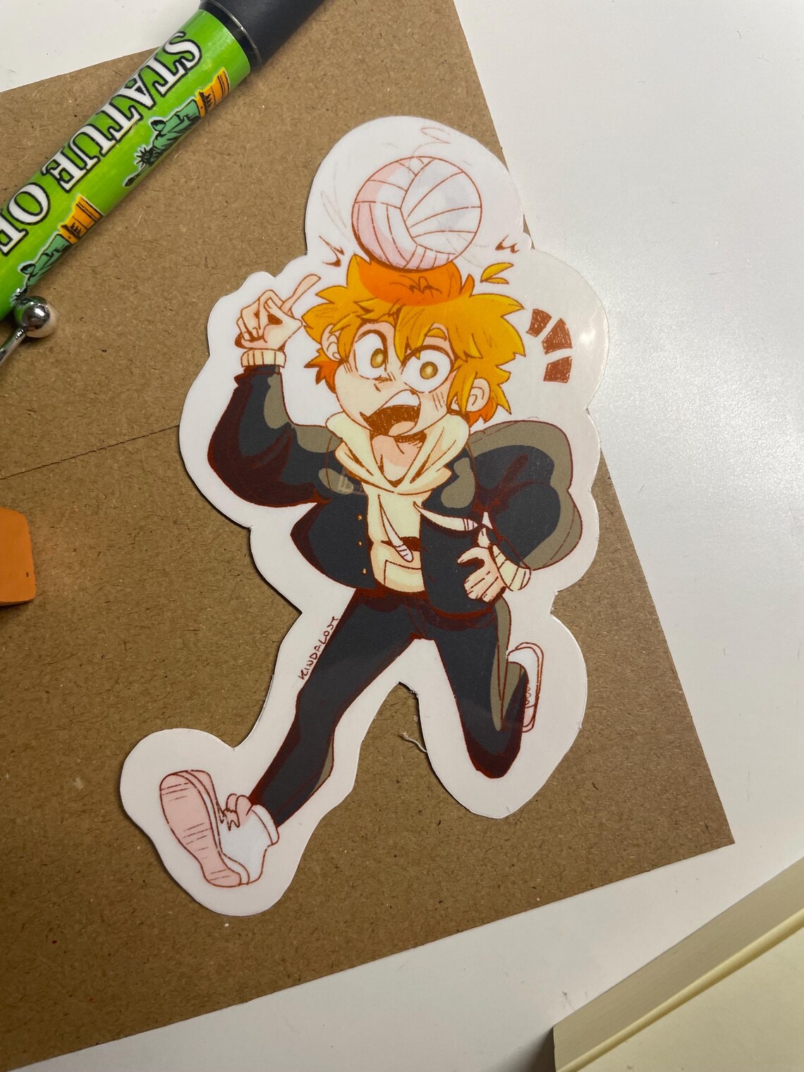Hinata Shoyo on His Way! Sticker - Etsy