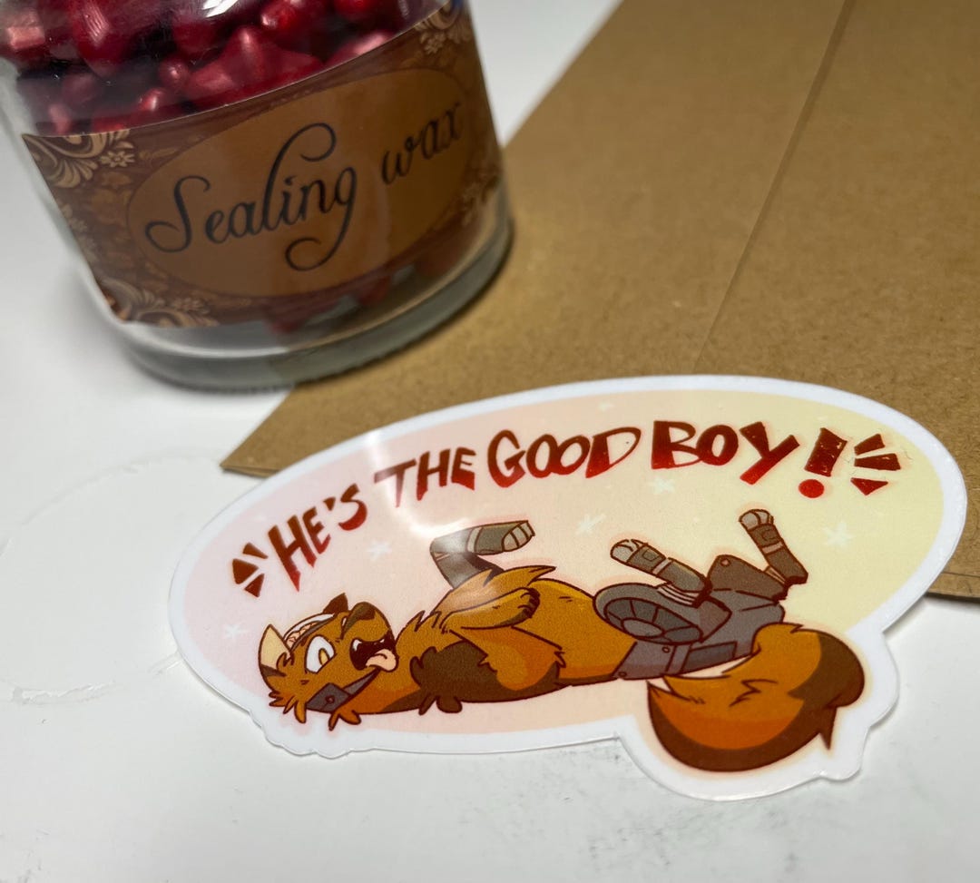 The Good Boy; Rex Sticker - Etsy