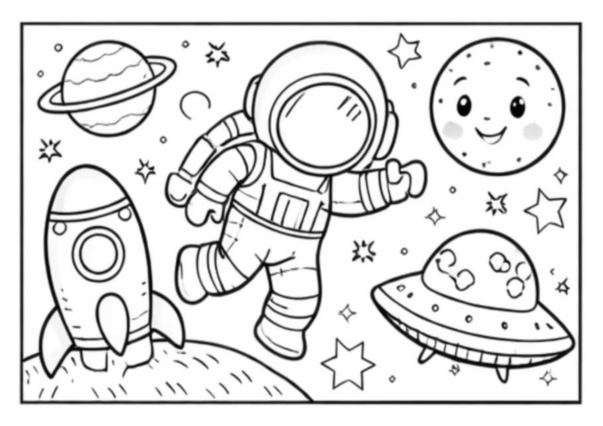 Kids Coloring Pages: 12 Fun, Easy-to-color Pages - Etsy