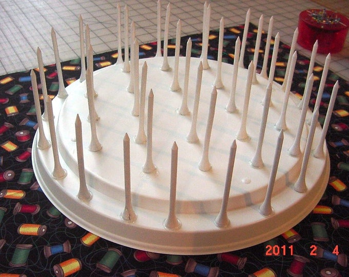 Thread Spool Bobbin Holder Organizer Sewing Room Accessory Rack - Etsy