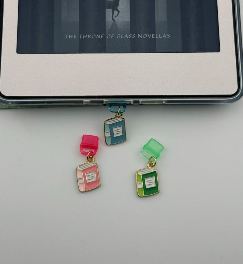 Notebook Kindle Charm, Cute E-reader Accessory - Etsy