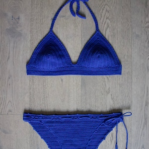 Blue Crochet Bikini Pattern - Etsy