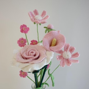 Crochet Flower Pattern Bundle - Etsy