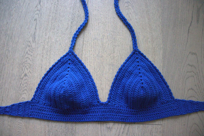 Blue Crochet Bikini Pattern - Etsy