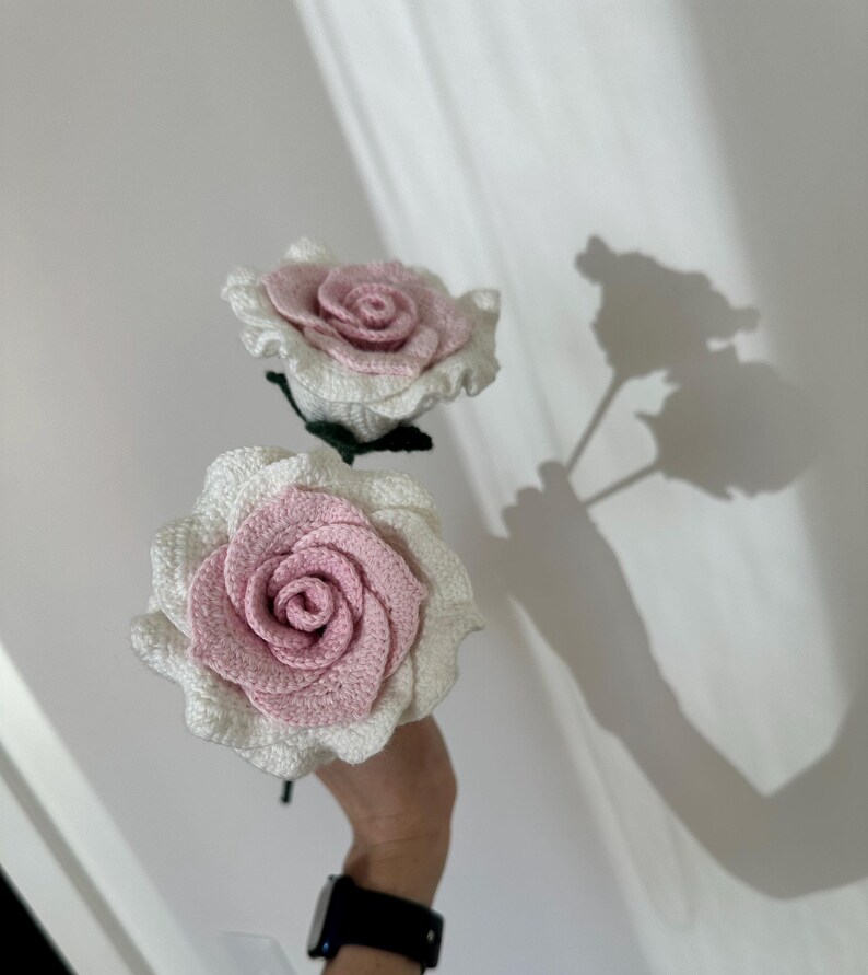 Crochet Rose Pattern - Etsy
