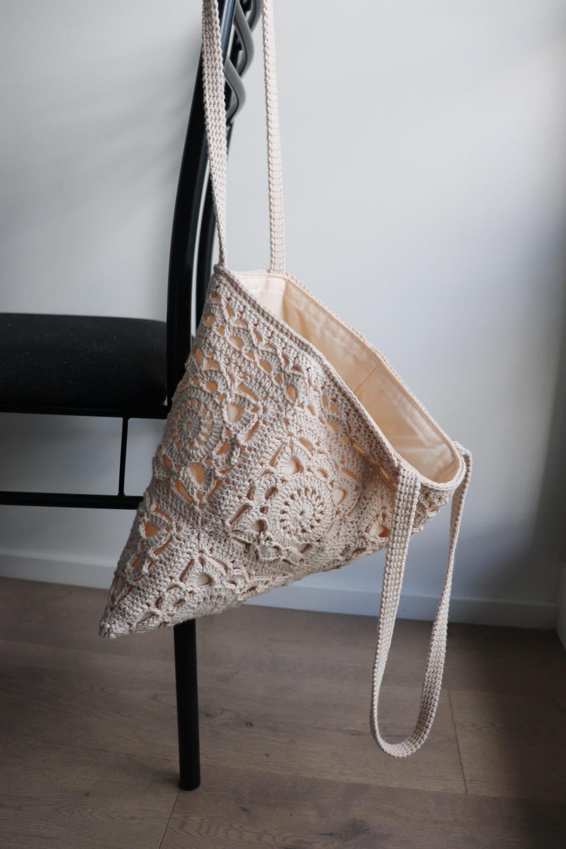 Lace Tote Bag Crochet Pattern - Etsy