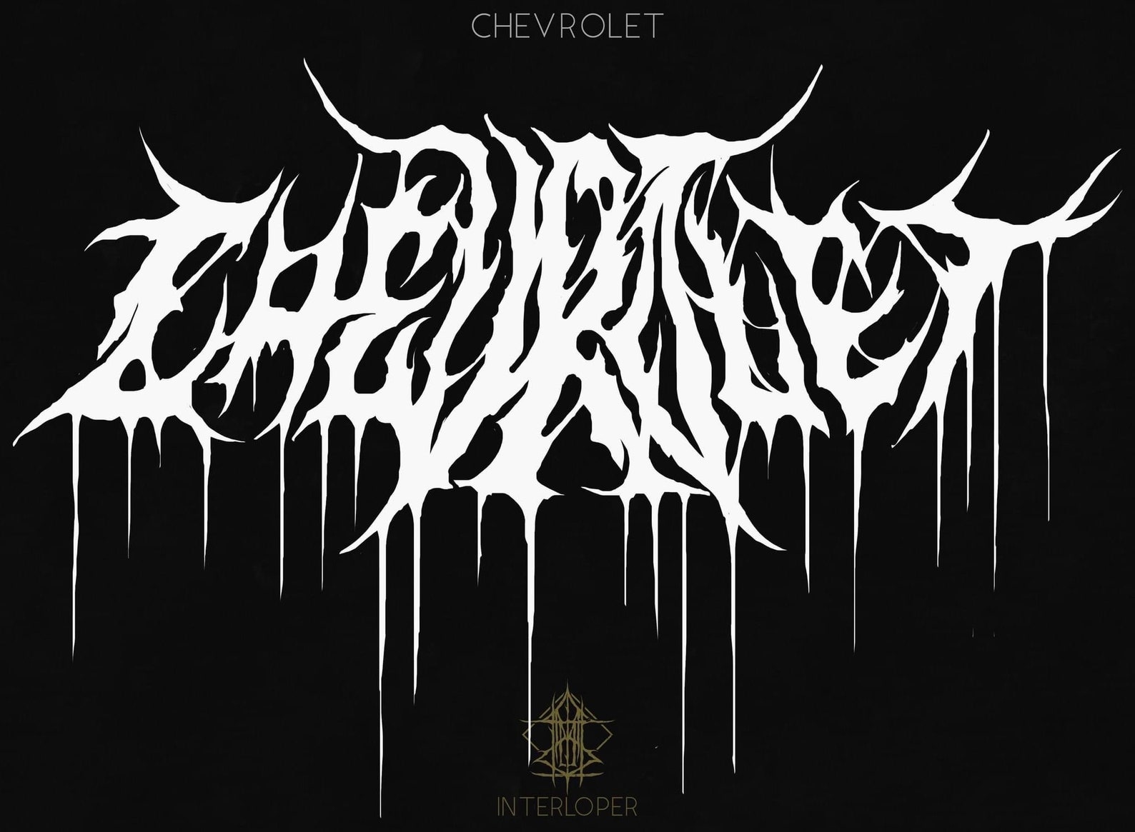 Chevrolet Deathcore Decal - Etsy