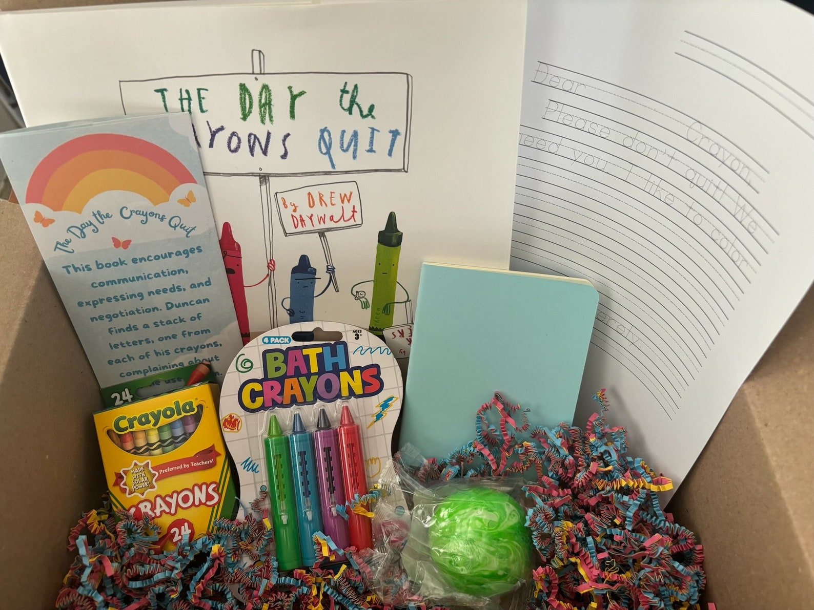 Children's Book Box, Book Activity Gift Box, Kid's Gift, Kid's Birthday ...