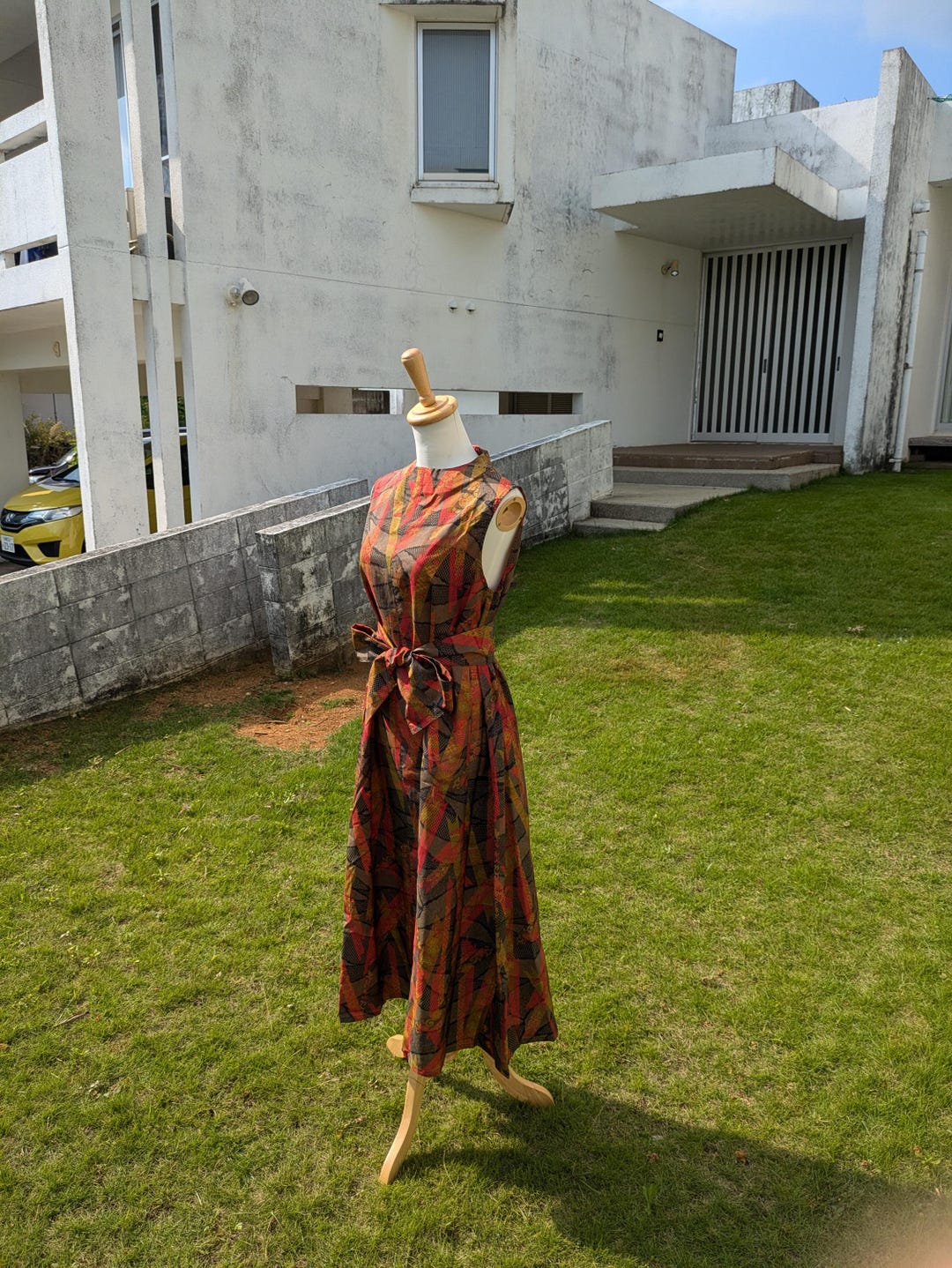 Kimono Remake, Handmade, Oshima Tsumugi, Dress - Etsy