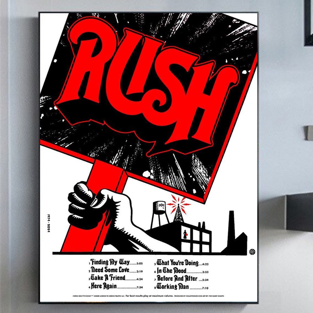 Rush 50th Anniversary 1974-2024 Poster Print - Etsy