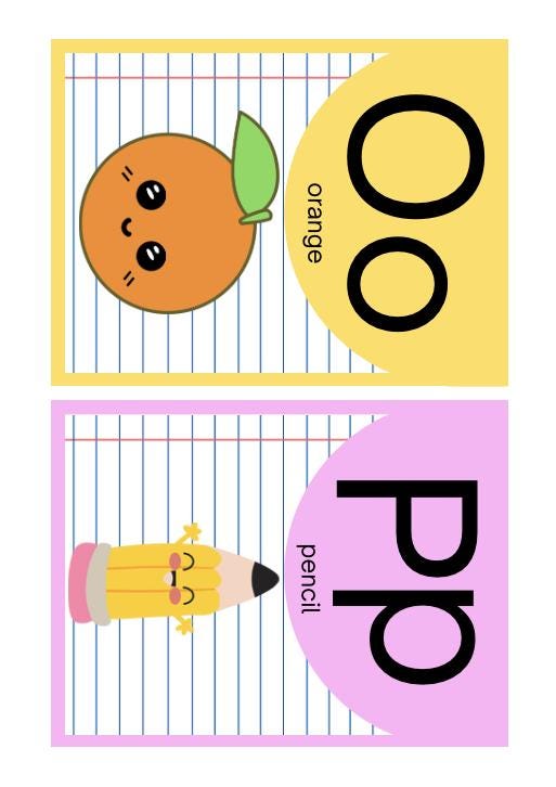 Printable A-Z Classroom Decor | Alphabet Wall Posters - Etsy