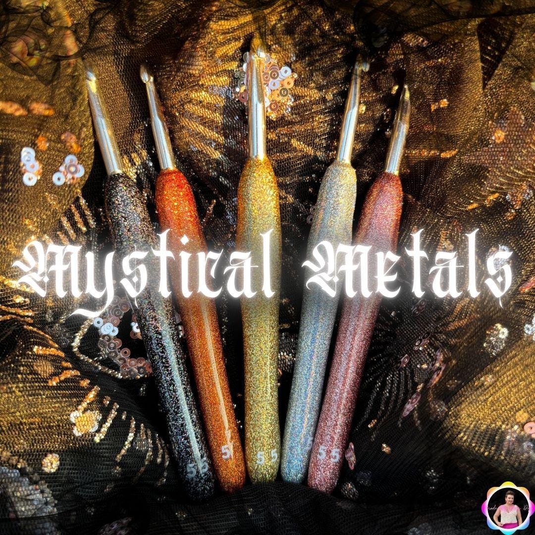 MADE TO ORDER - Mystical Metals Collection - Handmade Glitter Resin ...