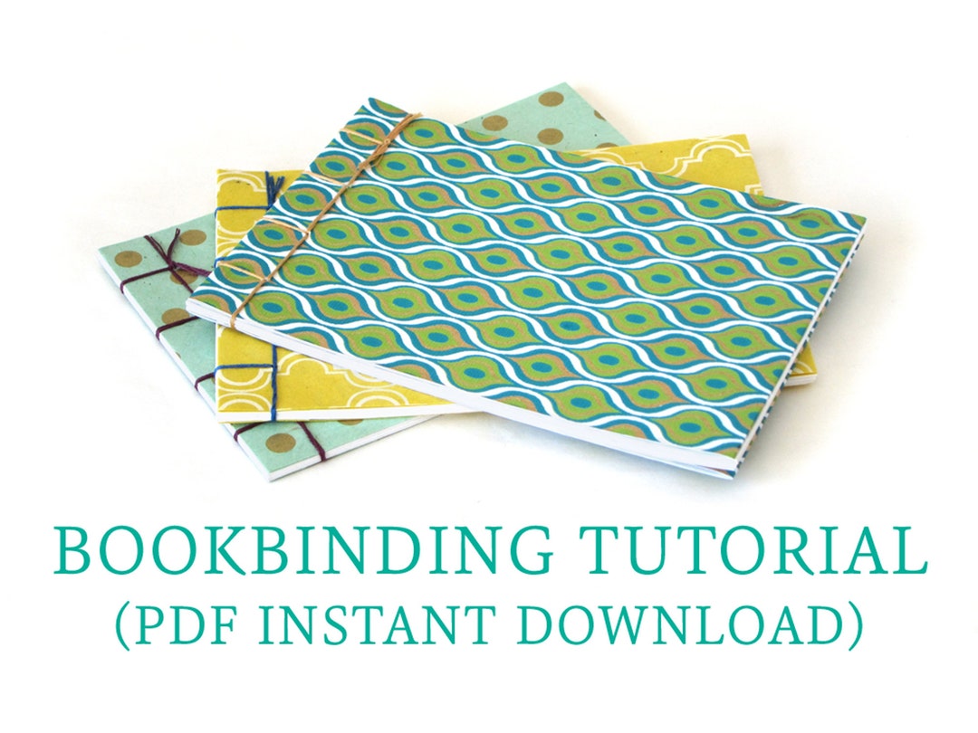 Japanese Stab Bookbinding Tutorial Easy Beginners Craft - Etsy