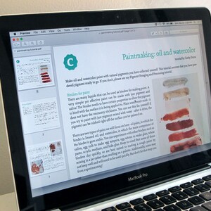 Natural Paintmaking and Pigment Foraging Tutorials, Collect Rocks, Make ...