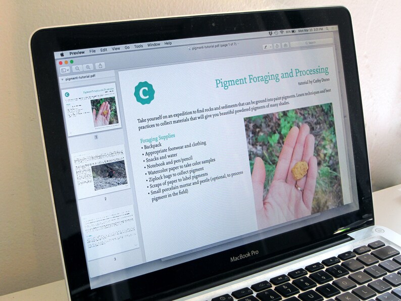 Natural Paintmaking and Pigment Foraging Tutorials, Collect Rocks, Make ...