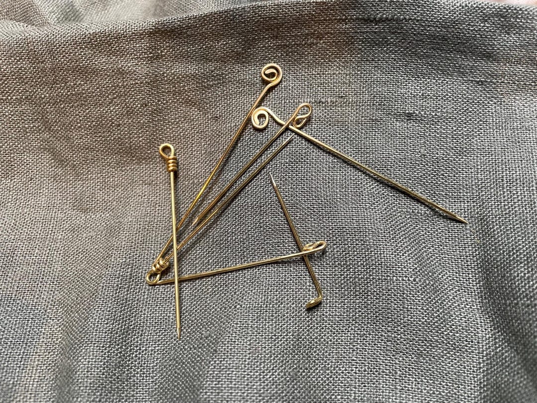 Viking, Medieval, Anglo Saxon, Tudor Wimple, Veil, Dress Pin - Etsy ...