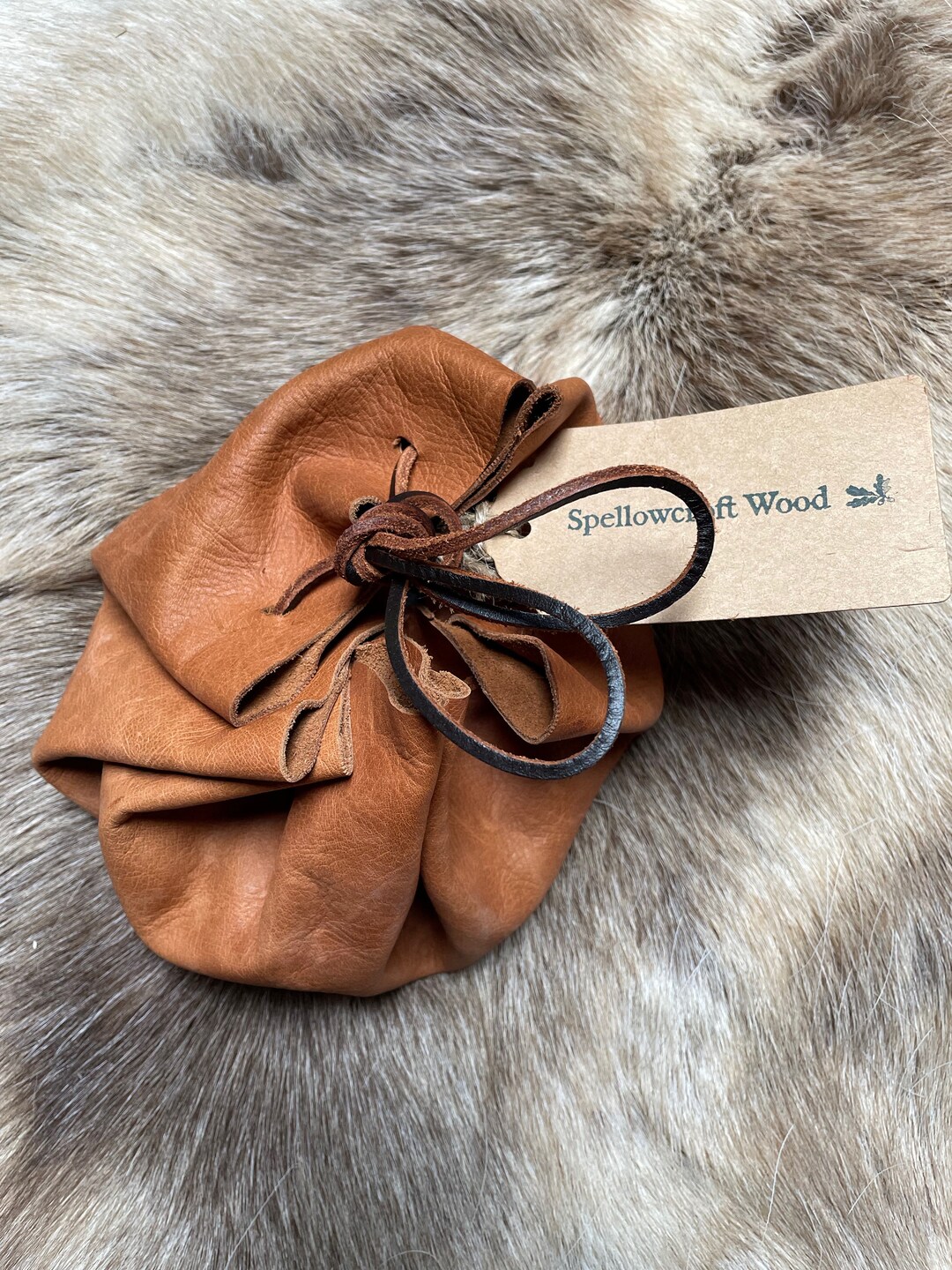 Leather Fire Lighting Pouch With Flint, Steel, Charcloth Making Tin ...