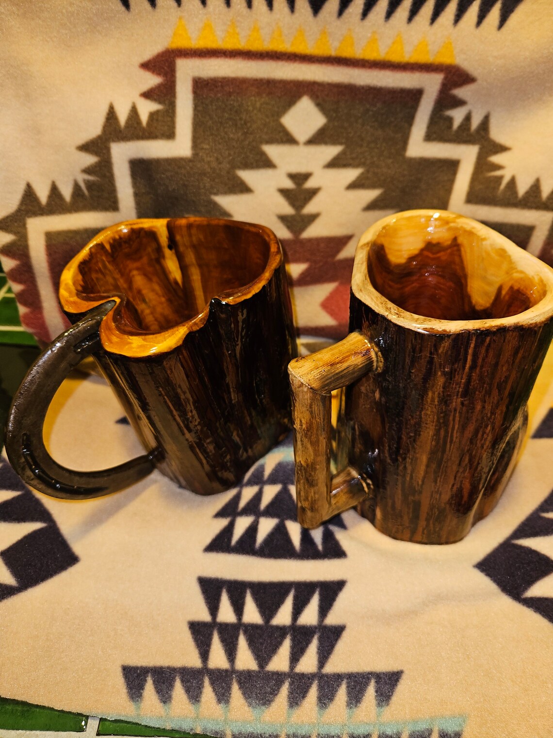 Hand Crafted Wood Beer Stein Created Using "texas Cedar". *price Shown ...
