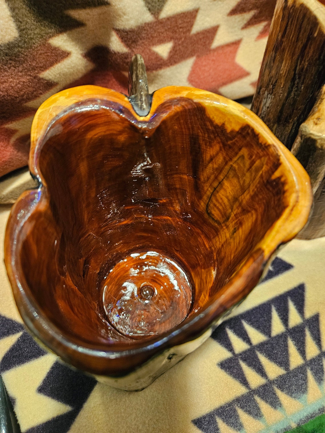 Hand Crafted Wood Beer Stein Created Using "texas Cedar". *price Shown ...