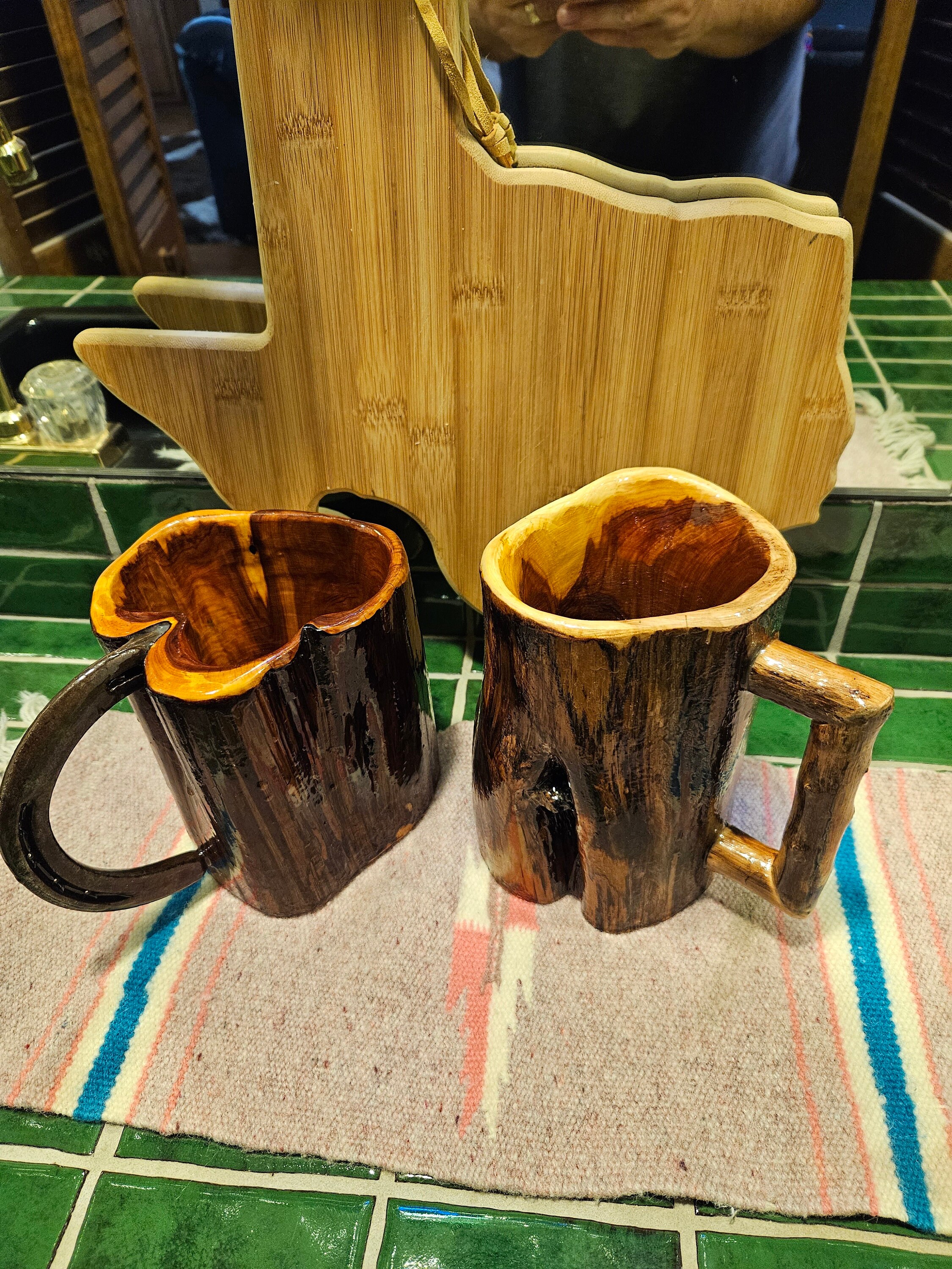 Hand Crafted Wood Beer Stein Created Using "texas Cedar". *price Shown ...