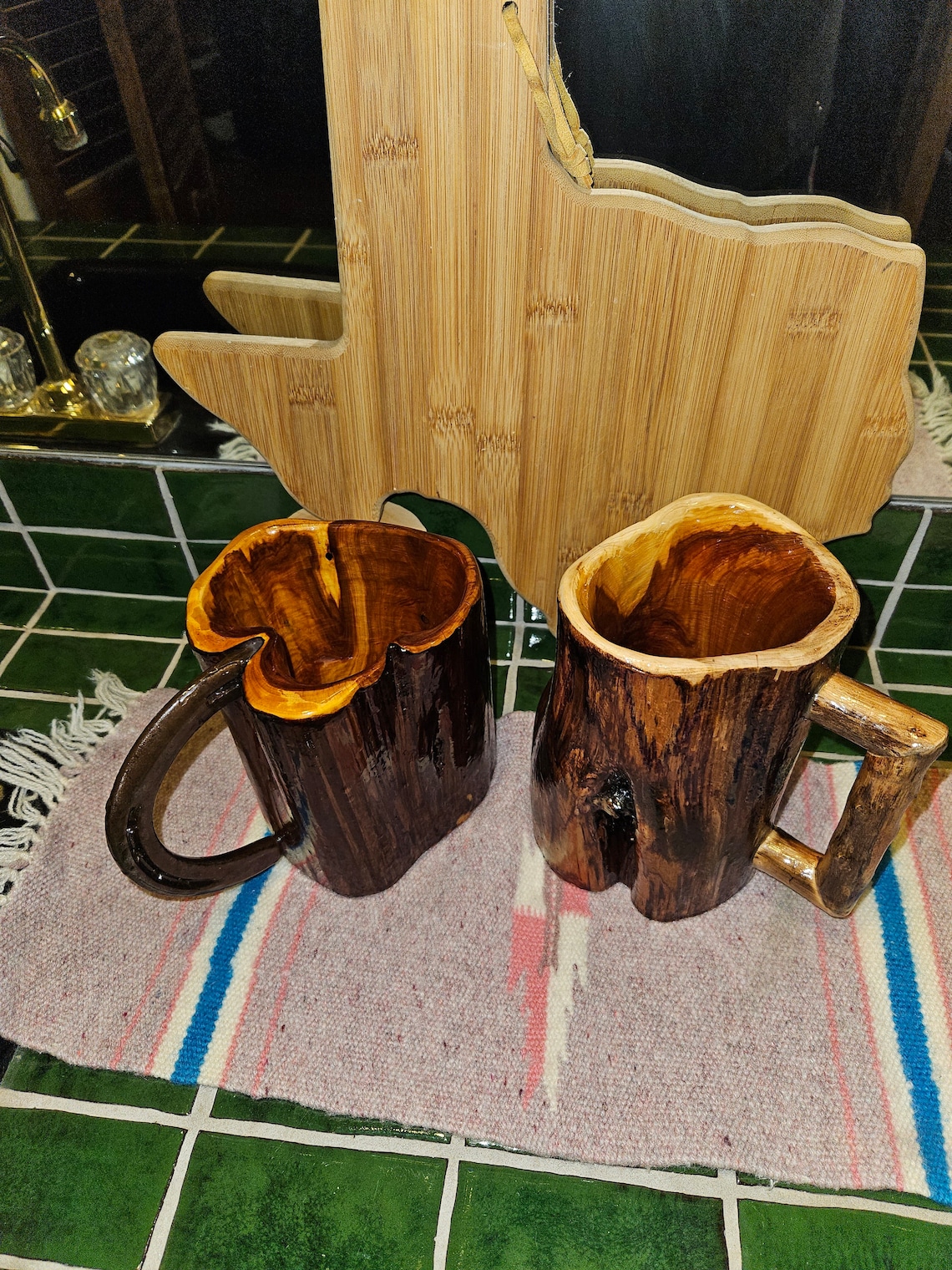 Hand Crafted Wood Beer Stein Created Using "texas Cedar". *price Shown ...