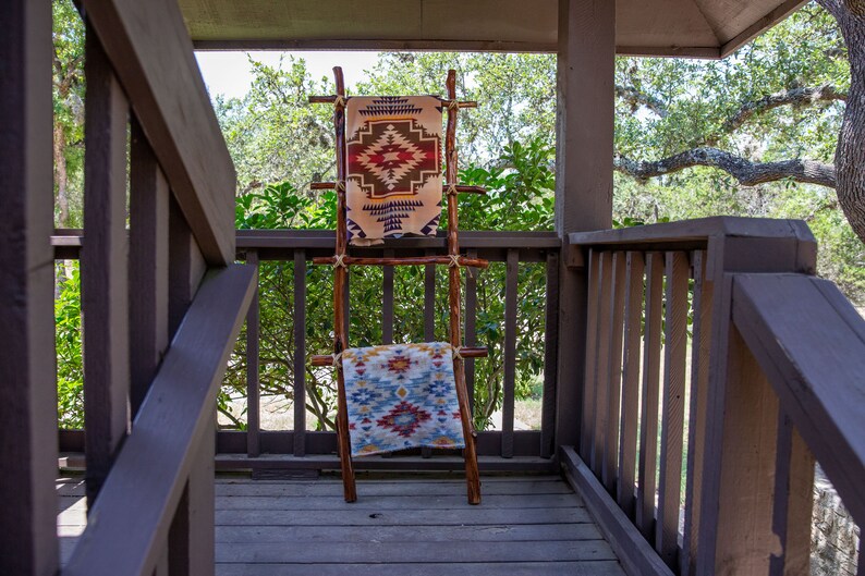 Western Style Afghan/blanket Ladder Rack - Etsy