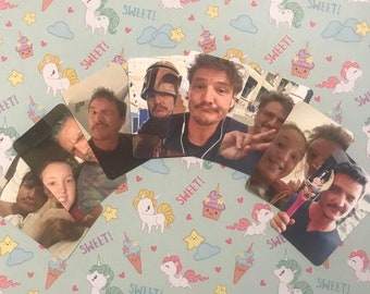 Pedro Pascal Photocards, Deco Top Loader Photo Cards, Collectable ...